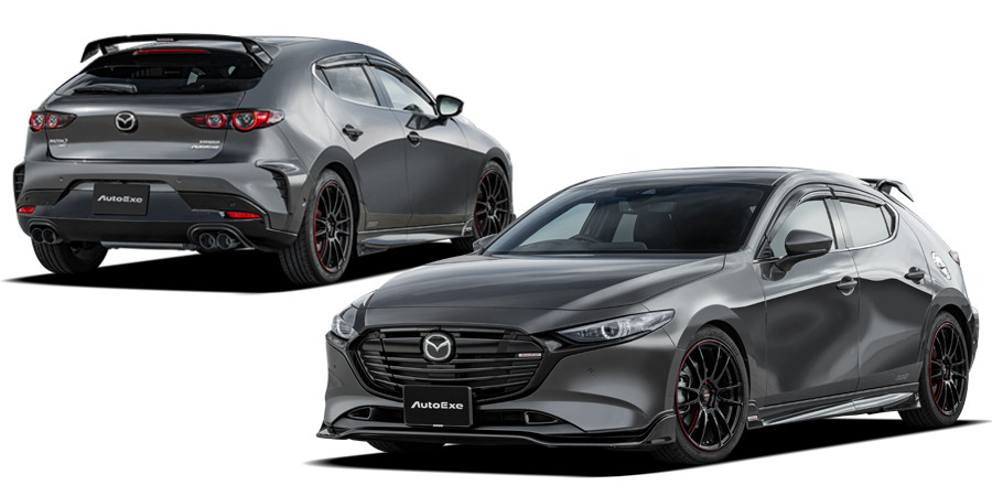 Autoexe Mazda3 BP (2019+) Hatchback BP-06S/BP-1 Roof Spoiler | motiveJAPAN